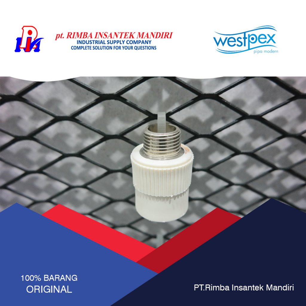 Jual SOK DRAT LUAR 1" INCH WESTPEX / STRAIGHT THREAD MALE 32 MM / SDL ...