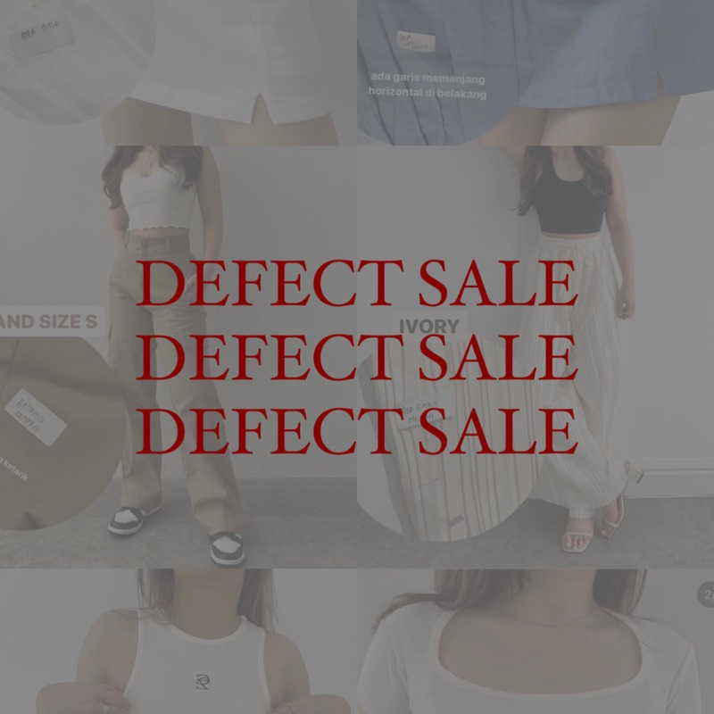 Jual DEFECT SALE // WEARCOZEE | Shopee Indonesia