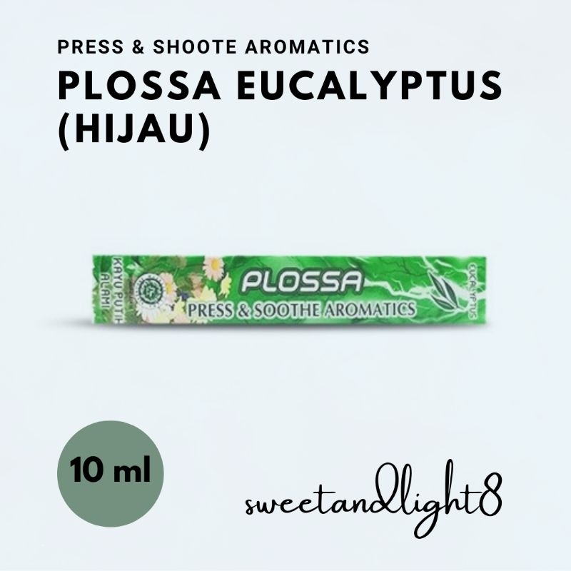 Jual Plossa Inhaler & Roll On Eucalyptus (Hijau) | Shopee Indonesia