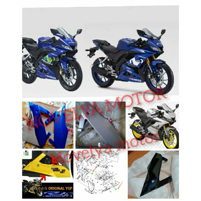Jual COVER, UNDER DEK SAMPING MESIN BAWAH R15 R 15 VVA V3 KANAN KIRI ...