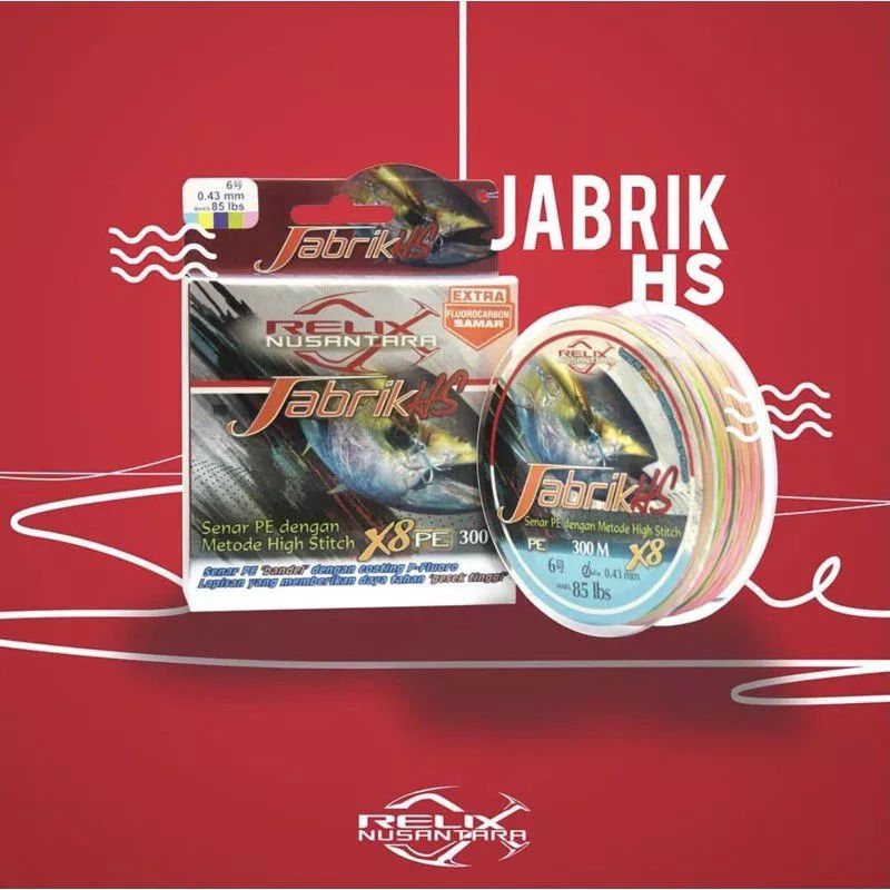 Jual Senat PE jabrik HS 300M X8 Relix Nusantara | Shopee Indonesia