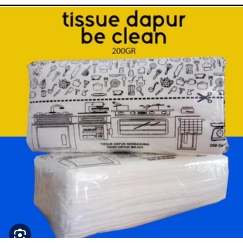 Jual ☆ Sakha Store ☆ TISU DAPUR BE CLEAN 200 GRAM / TISU KOMPOR ...