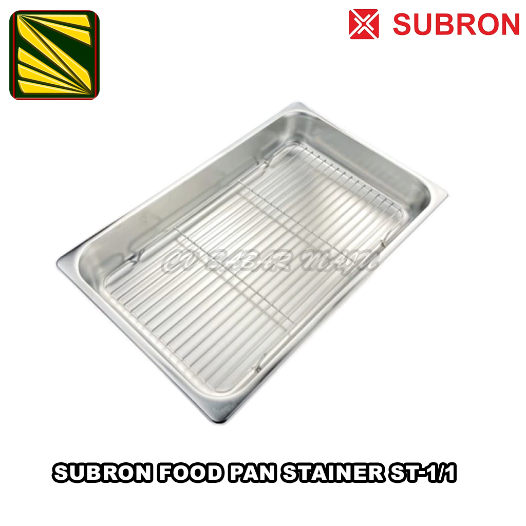 Jual Subron Food pan Stainless steel 1/1x6.5 CM | Shopee Indonesia
