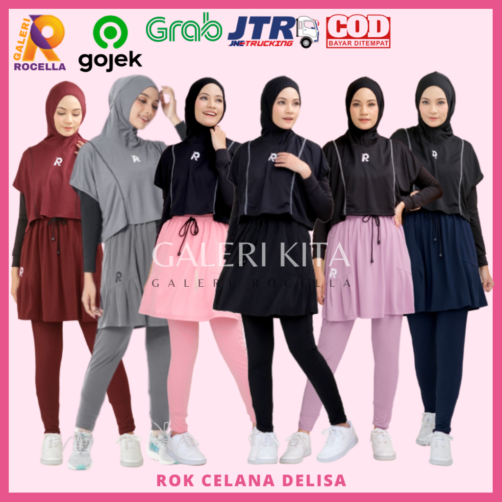 Jual Rocella Rok Celana Delisa - ROK CELANA JOGGING WANITA BAJU ...