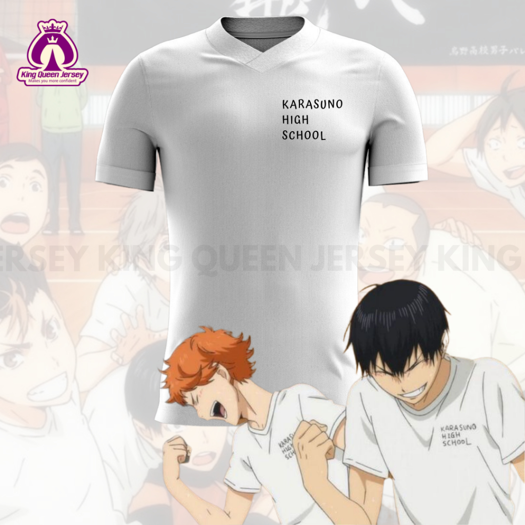Jual KQ Jersey Haikyuu Latihan Karasuno Tim fullprint Anime Karasuno ...