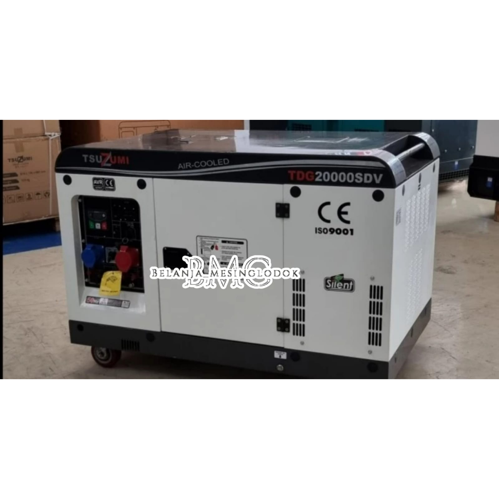 Jual Genset Silent TSUZUMI TDG 20000 SDV 20 kva 3 phase | Shopee Indonesia