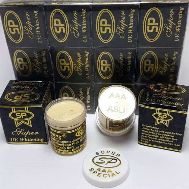 Jual BEST SELLER!!! 12 Pcs - Cream Sp Hitam Super Uv Whitening Original ...