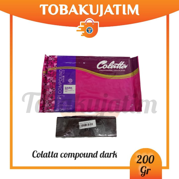Jual ( 1/5 TIMB ) COLATTA DARK cokelat batang DCC compound | Shopee ...
