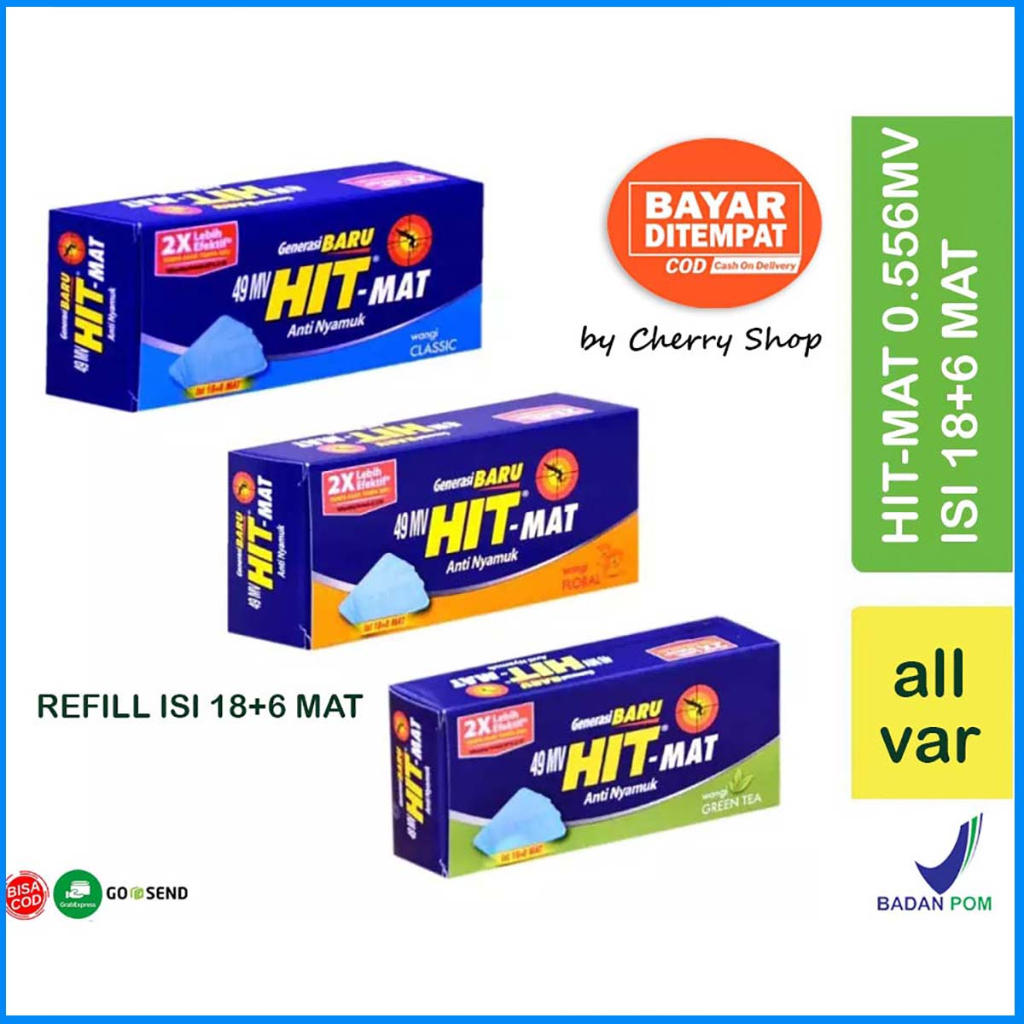 Jual [18+12 MAT REFILL] Hit Mat Isi Ulang 18+6s Electric | Isi Ulang ...