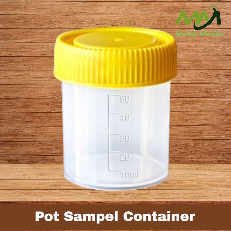 Jual Sample Container atau Pot Urine Tutup penampung urinal | Shopee ...