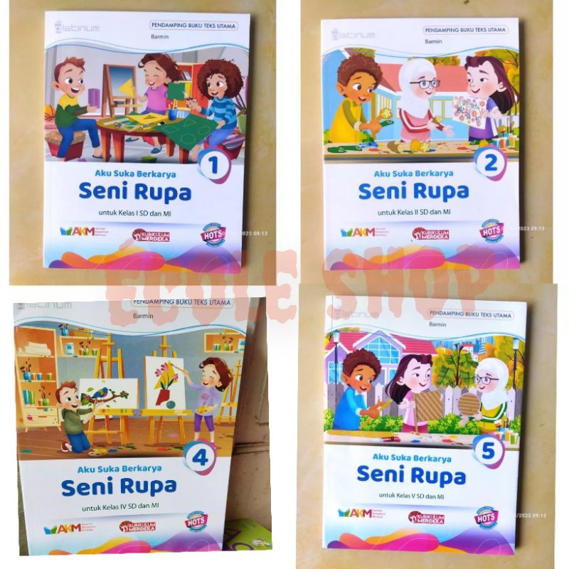 Jual AKU SUKA BERKARYA SENI RUPA PLATINUM KURIKULUM MERDEKA | Shopee Indonesia