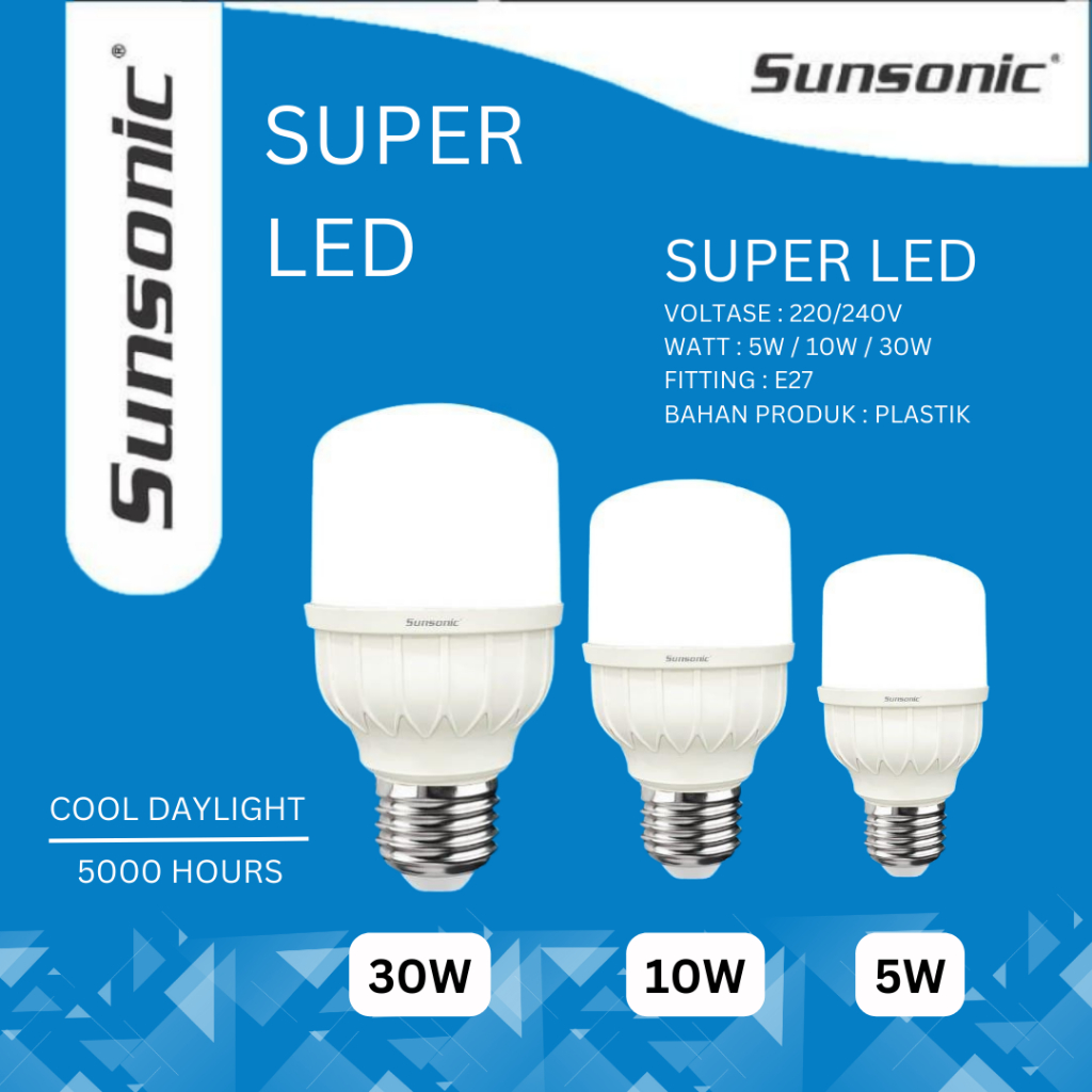 Jual Sunsonic Capsule Lampu Super LED Cahaya Putih | Shopee Indonesia