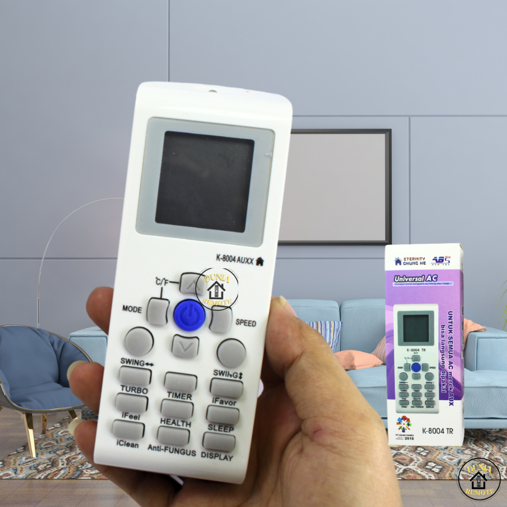 Jual Remot Remote AC AUX Standard Multi UniversalType K 8004 tanpa ...