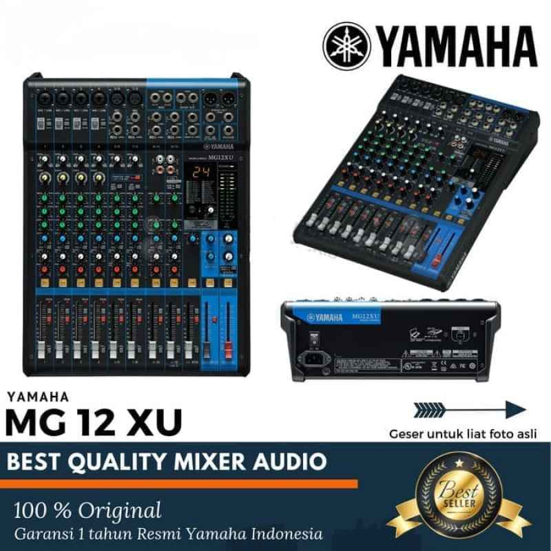 Jual Mixer Yamaha MG-12Xu / MG 12xu / MG12xu Original Garansi Resmi ...