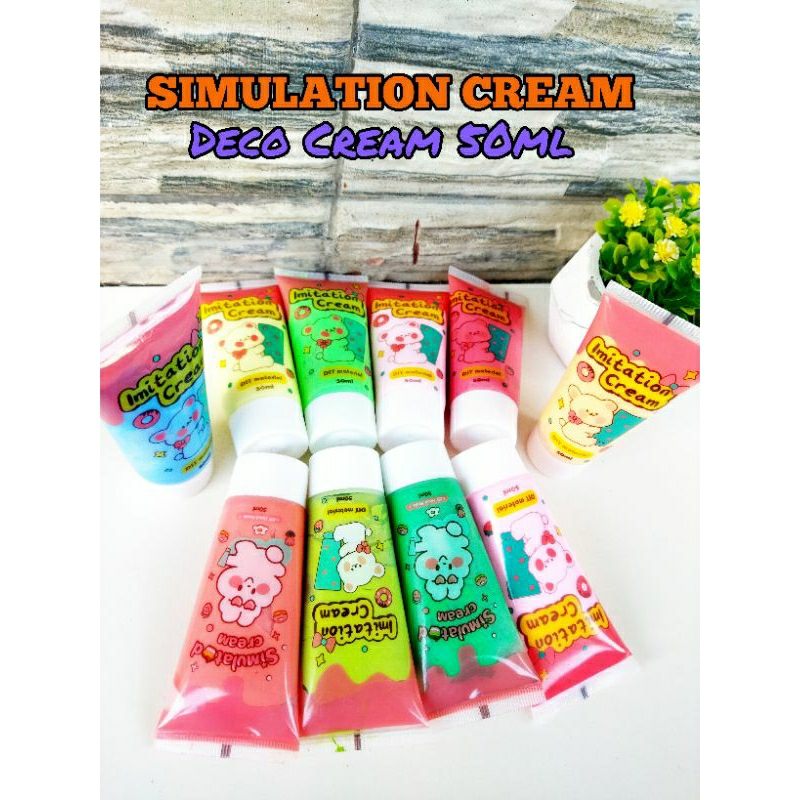 Jual Simulation Cream / Deco Cream / Lem Clay Liquid DIY | Shopee Indonesia