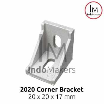 Jual 2020 Corner Bracket 90 Degree Angle Gusset Siku Aluminium Profile ...