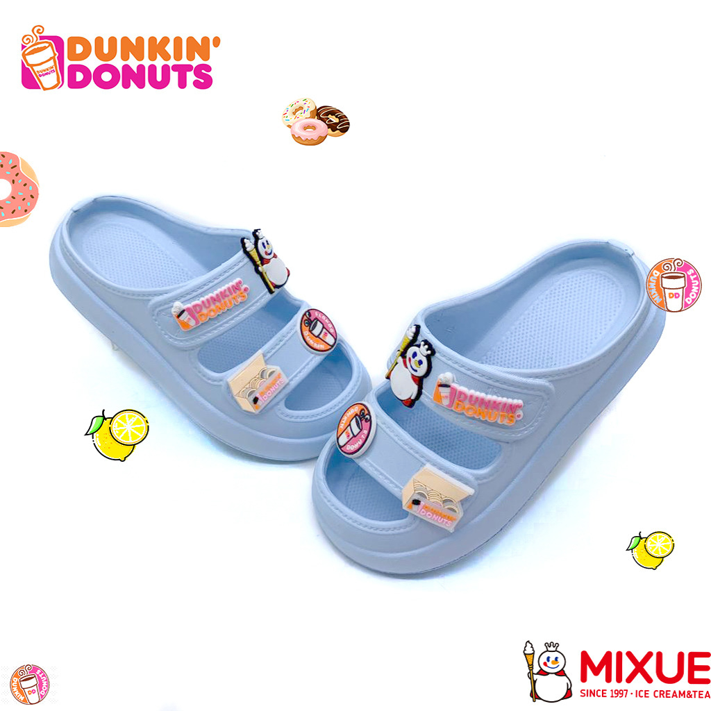 Jual Sandal Selop Anak Perempuan Motif Lucu Dunkin Donuts Mixue Terbaru ...