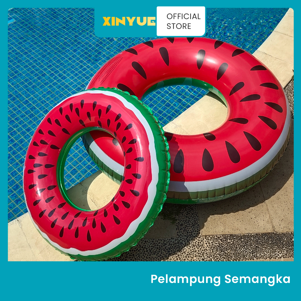 Jual XinYue - Pelampung ban renang anak dan dewasa motif semangka ...
