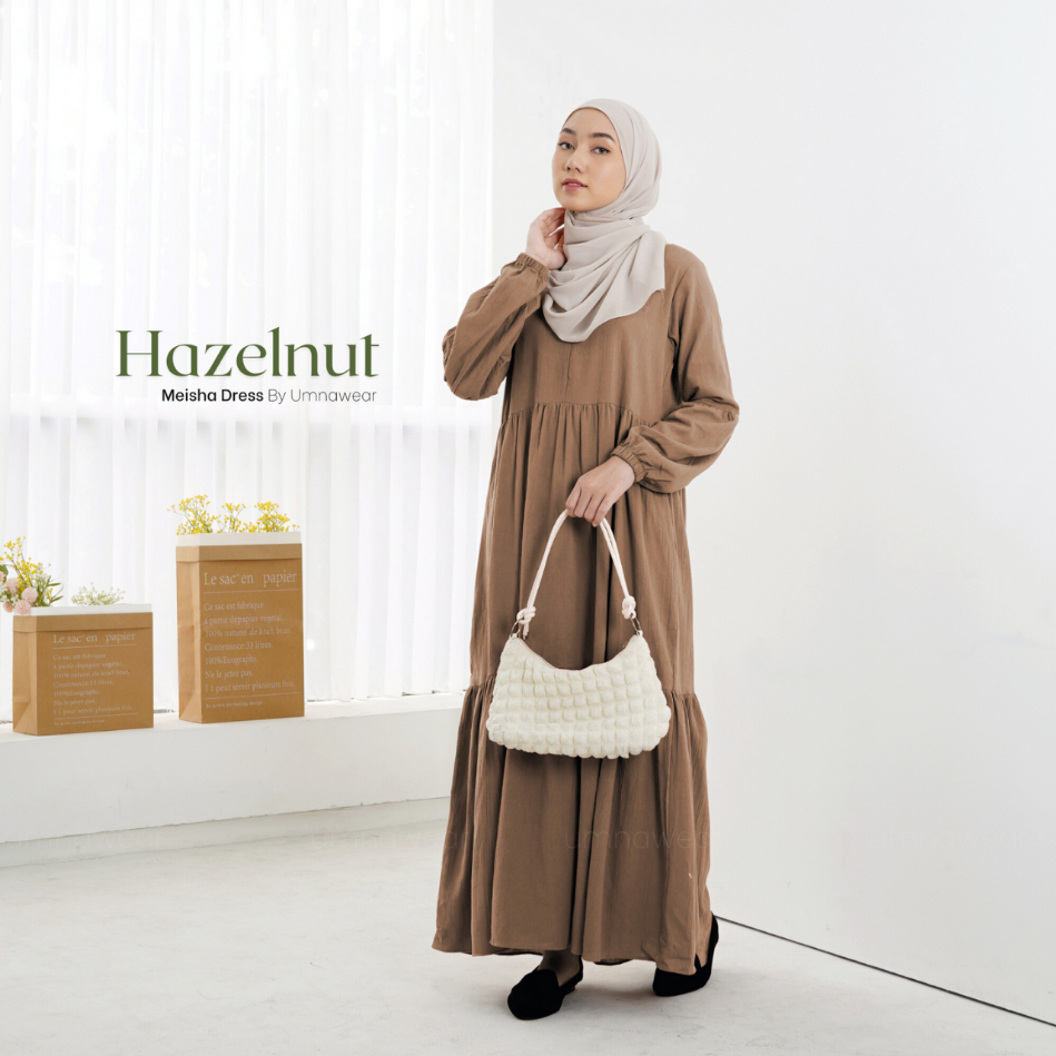 Jual Meisha Dress Wanita Umnawear | Home Dress Syari Terlaris | Gamis ...