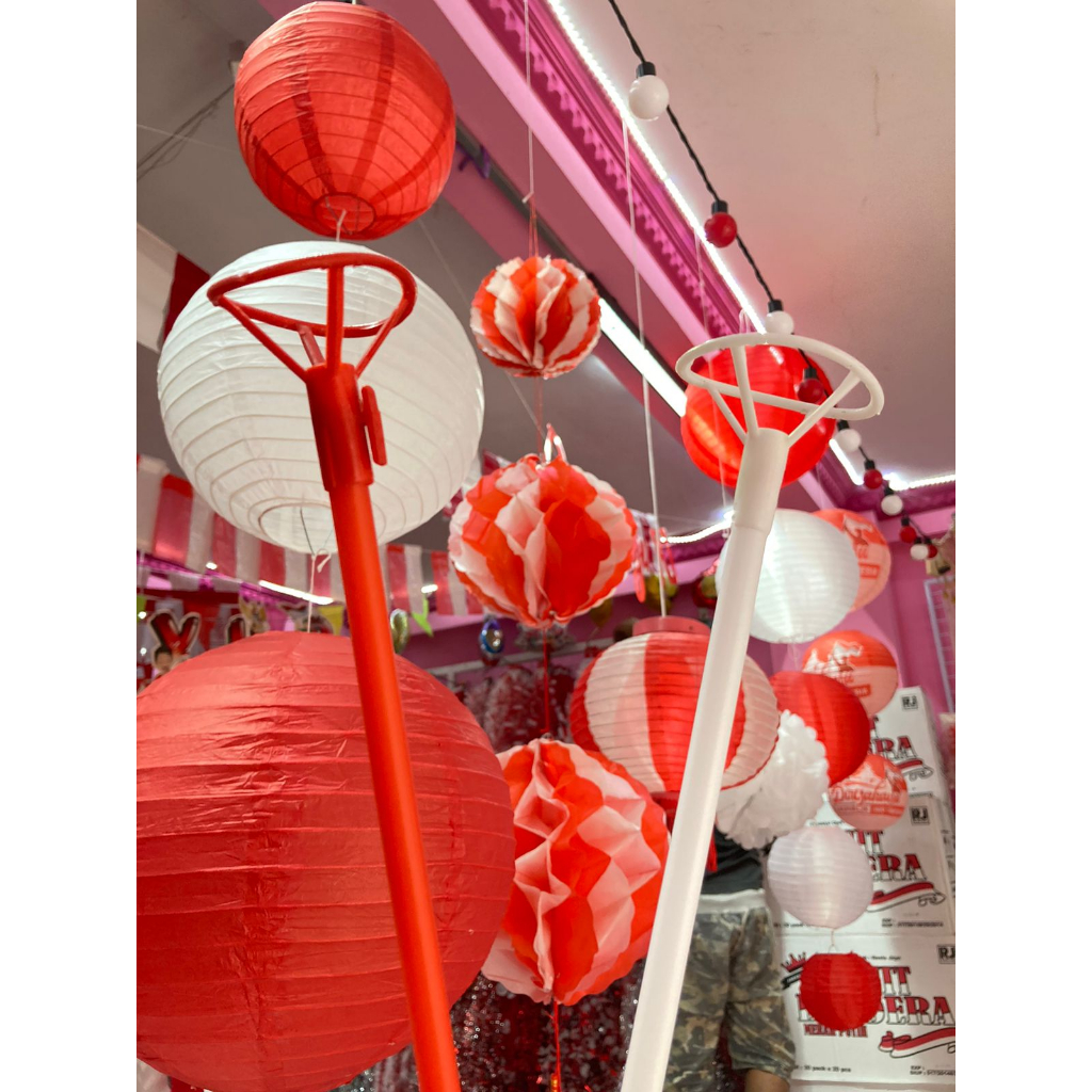 Jual STIK MERAH PUTIH BESAR UNTUK BALON FOIL MERAH PUTIH DEKORASI ...