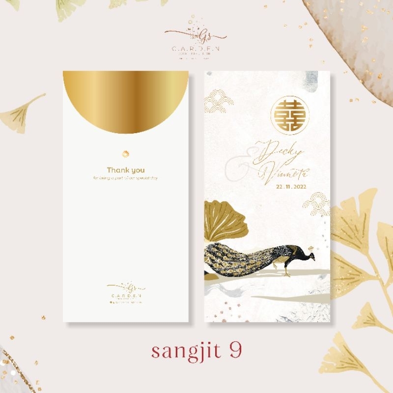 Jual [SANGJIT SERIES] CUSTOM NAMA / Amplop Sangjit / Amplop Thank You ...
