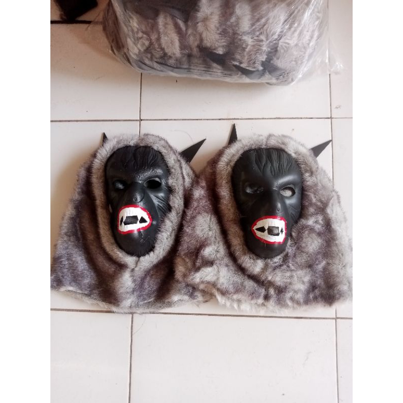 Jual topeng srigala hitam dewasa dan anak masuk beli 5 gratis 1 ...