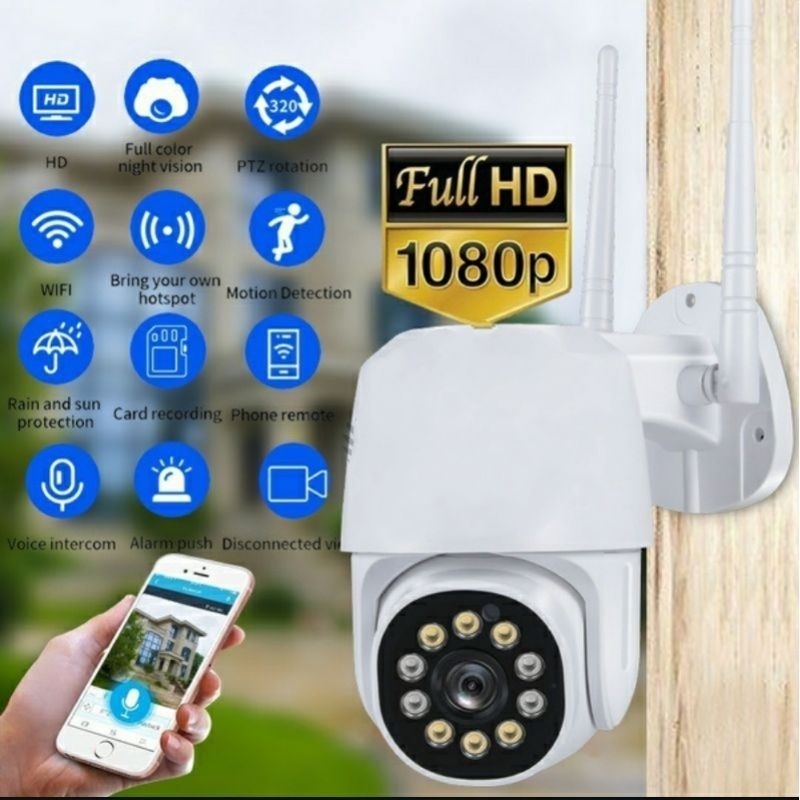 Jual IP Camera 8MP Full HD Speed Dome Cctv Outdoor V380 Pro Waterproof ...
