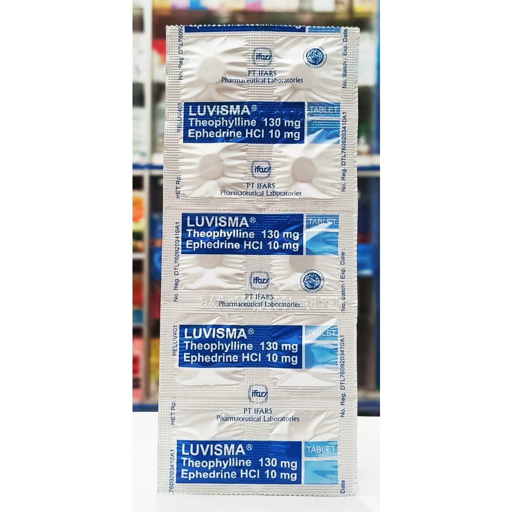 Jual Luvisma 𝟏 𝐒𝐓𝐑𝐈𝐏 𝐈𝐒𝐈 𝟏𝟎 𝐓𝐀𝐁𝐋𝐄𝐓 - Obat Asma/Sesak Nafas | Shopee ...