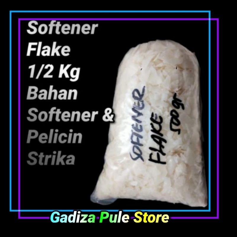 Jual Softener Flake 1/2 Setengah Kg Bahan Pelembut Softener Dan Pelicin ...