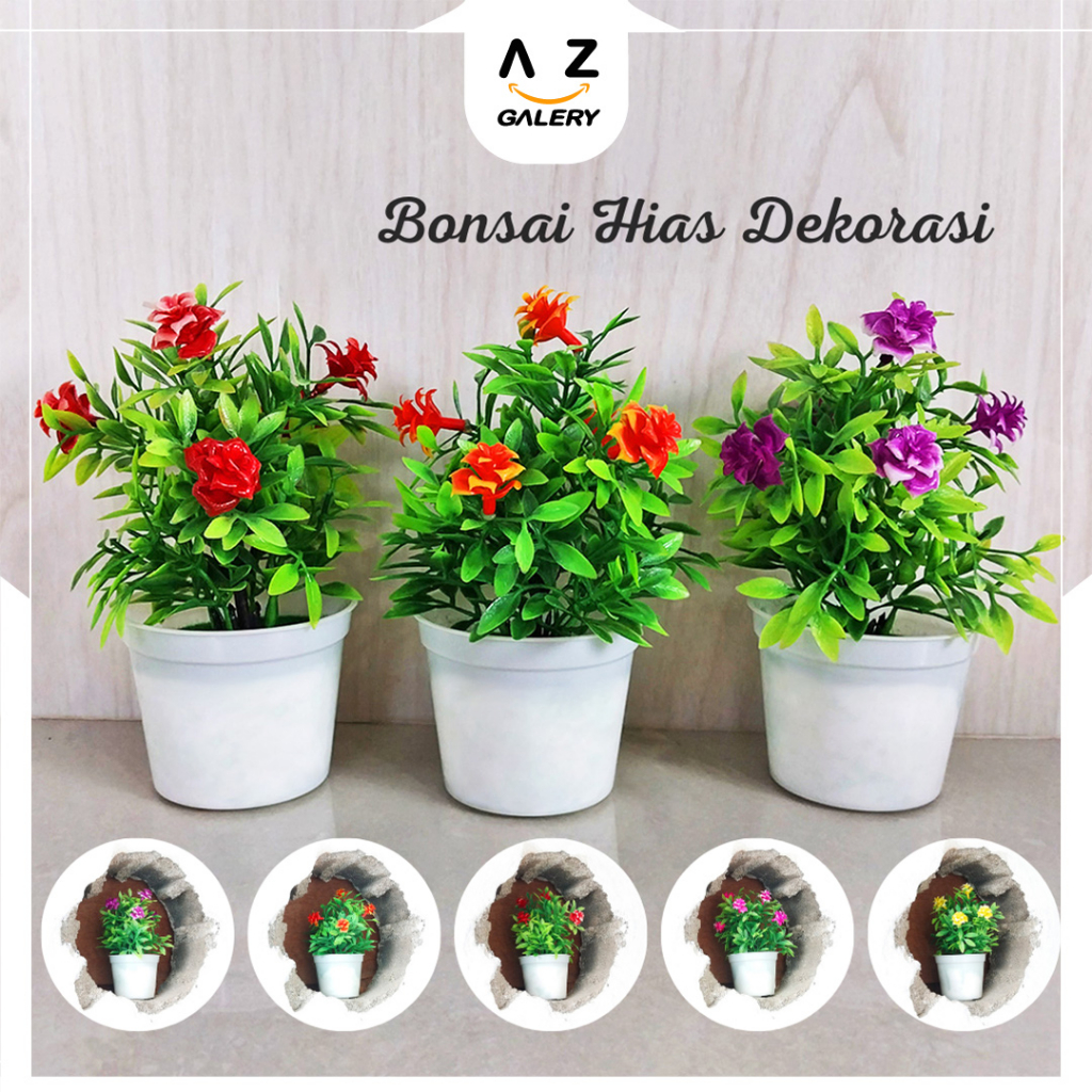 Jual Tanaman Hias Bunga Palsu Mini Dekorasi Pajangan Meja Artificial ...