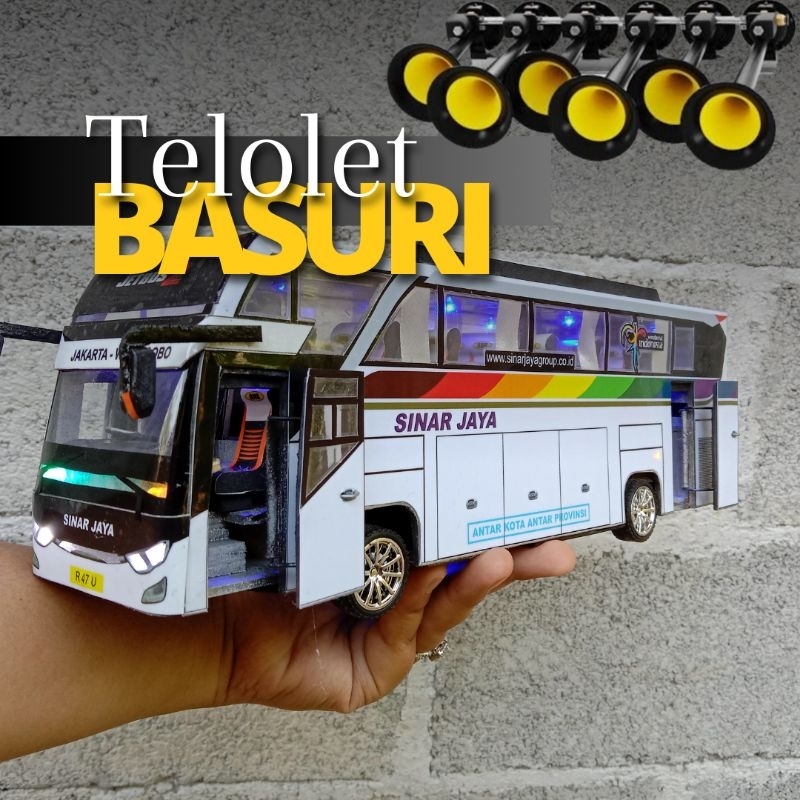 Jual Miniatur Bus SHD Sinar Jaya Full Spek + Telolet Basuri | Shopee ...