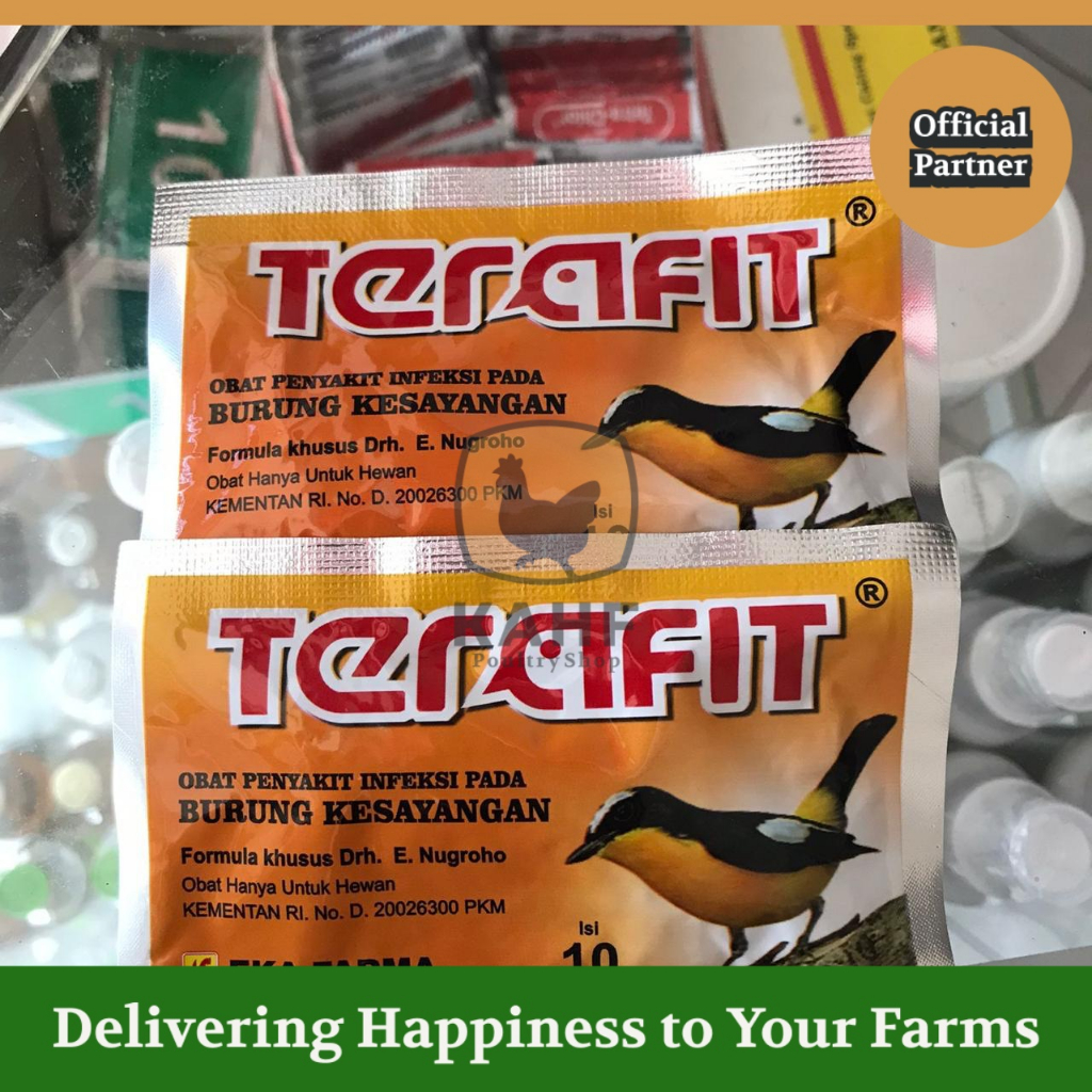 Jual Obat Burung Pilek Pernapasan Infeksi Lesu Terafit 10 Kapsul Eka ...