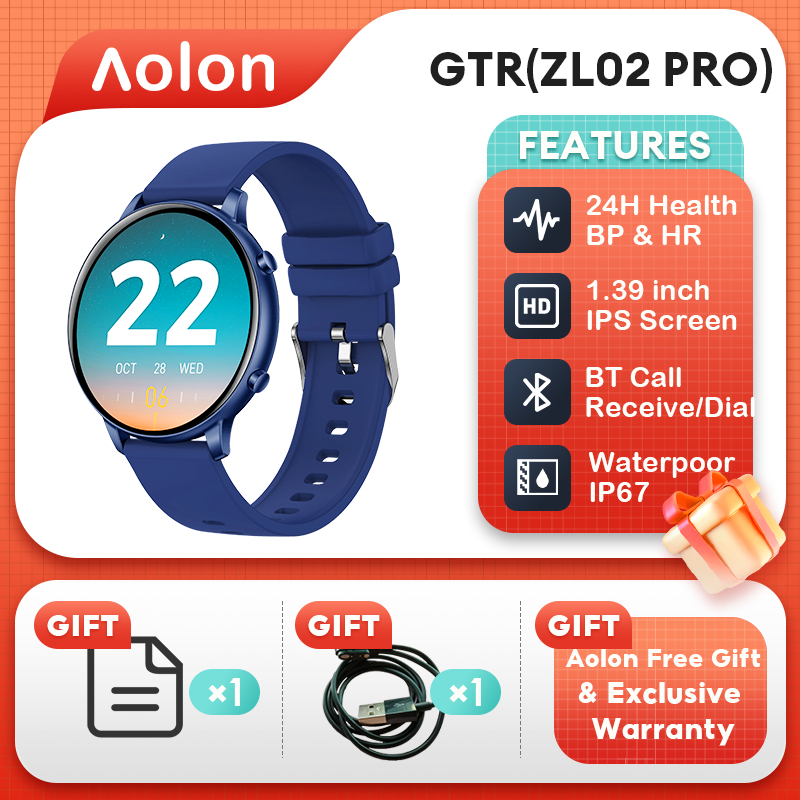 Jual Aolon GTR Original SmartWatch Bluetooth Call Jam Tangan Pria ...