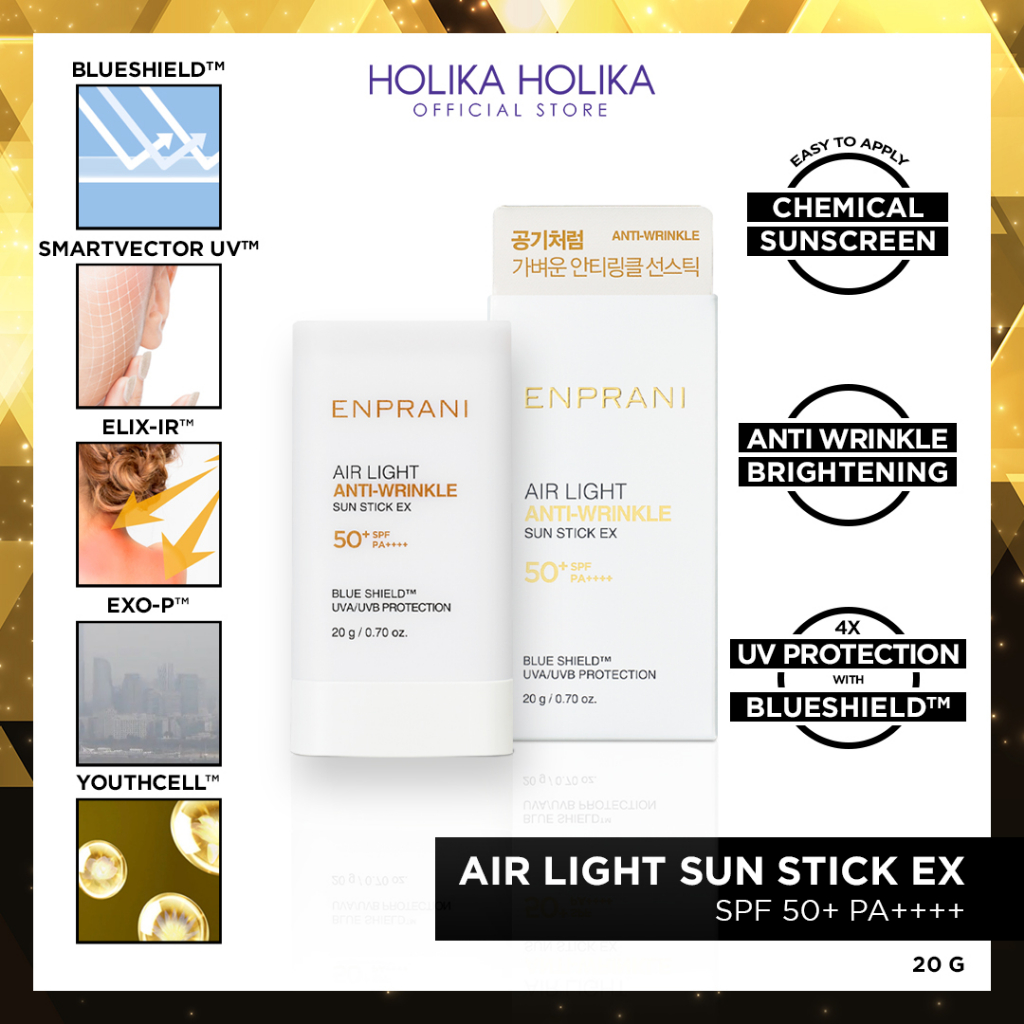 Jual Holika Holika Enprani Air Light Sun Stick EX SPF50+ PA ...
