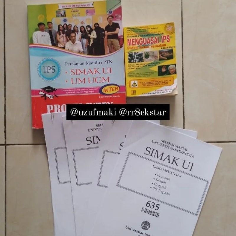 Jual BUKU PRELOVED INTEN WANGSIT SNBT UTBK SBMPTN TKA SOSHUM PERSIAPAN ...