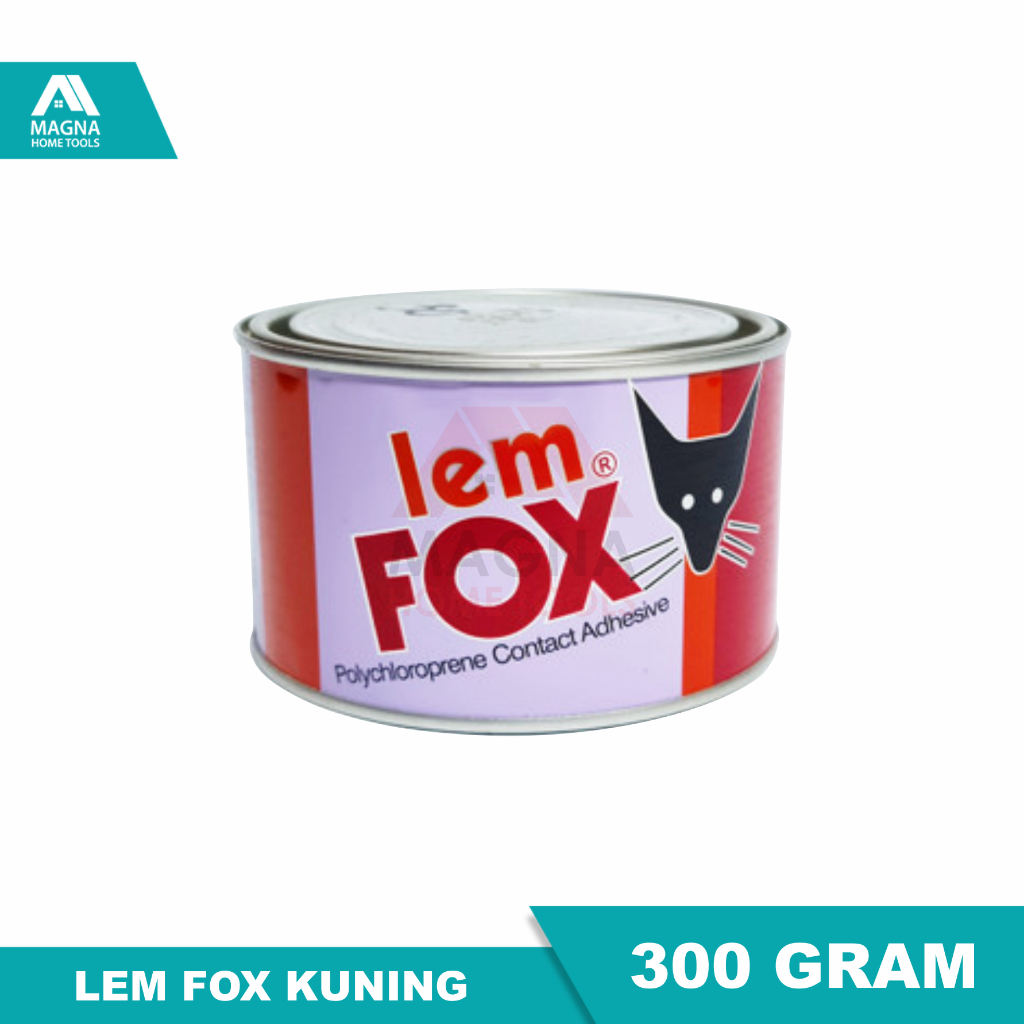 Jual LEM FOX KUNING KALENG 300 GR MERAH | Shopee Indonesia