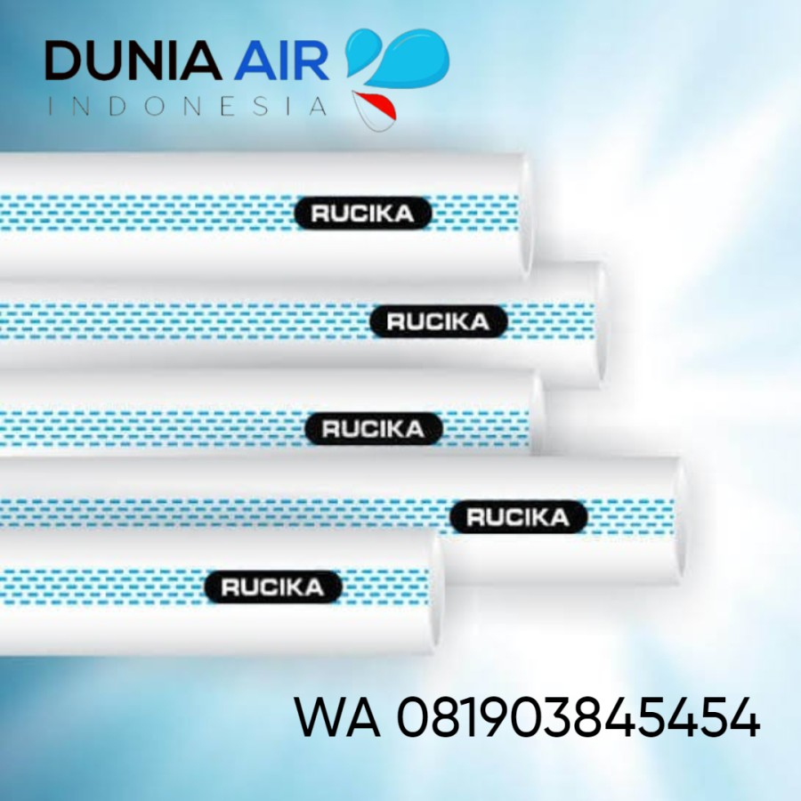 Jual Pipa PVC Rucika 3" VP VU Abu JIS AW D Putih Standard Wavin ...