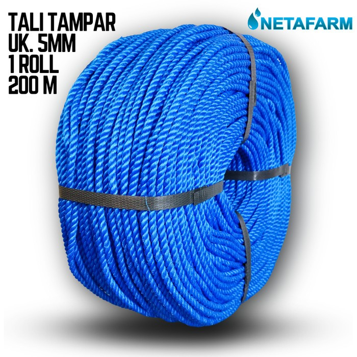 Jual TALI TAMPAR BIRU UK 5 MM - 1 M | Shopee Indonesia