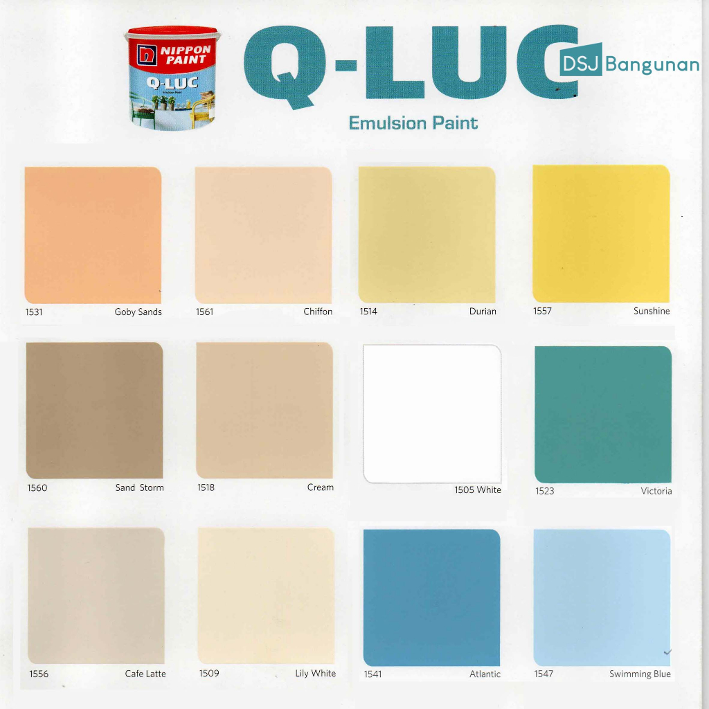 Jual Nippon Paint Qluc Cat Tembok 4kg | Shopee Indonesia