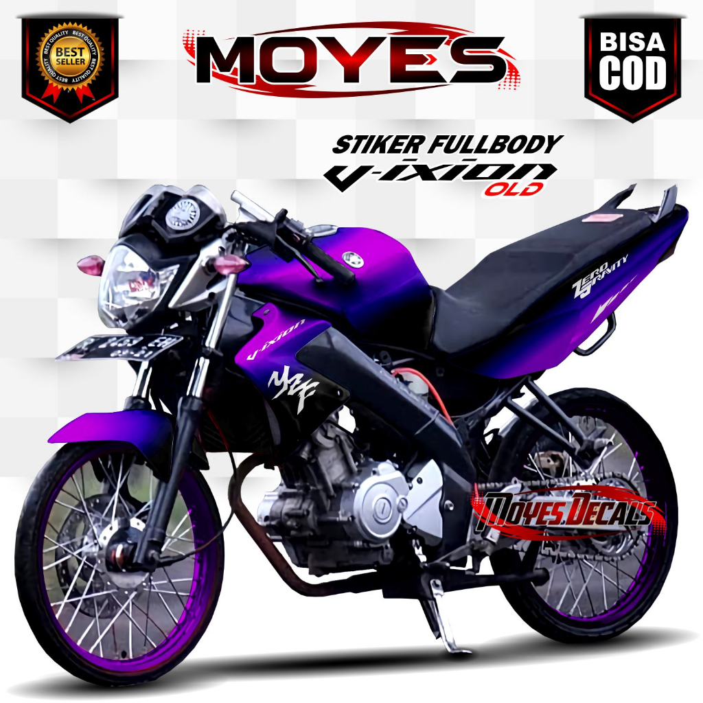 Jual (BEST SELLER) Decal Vixion Old Fullbody Stiker Vixion Lama ...