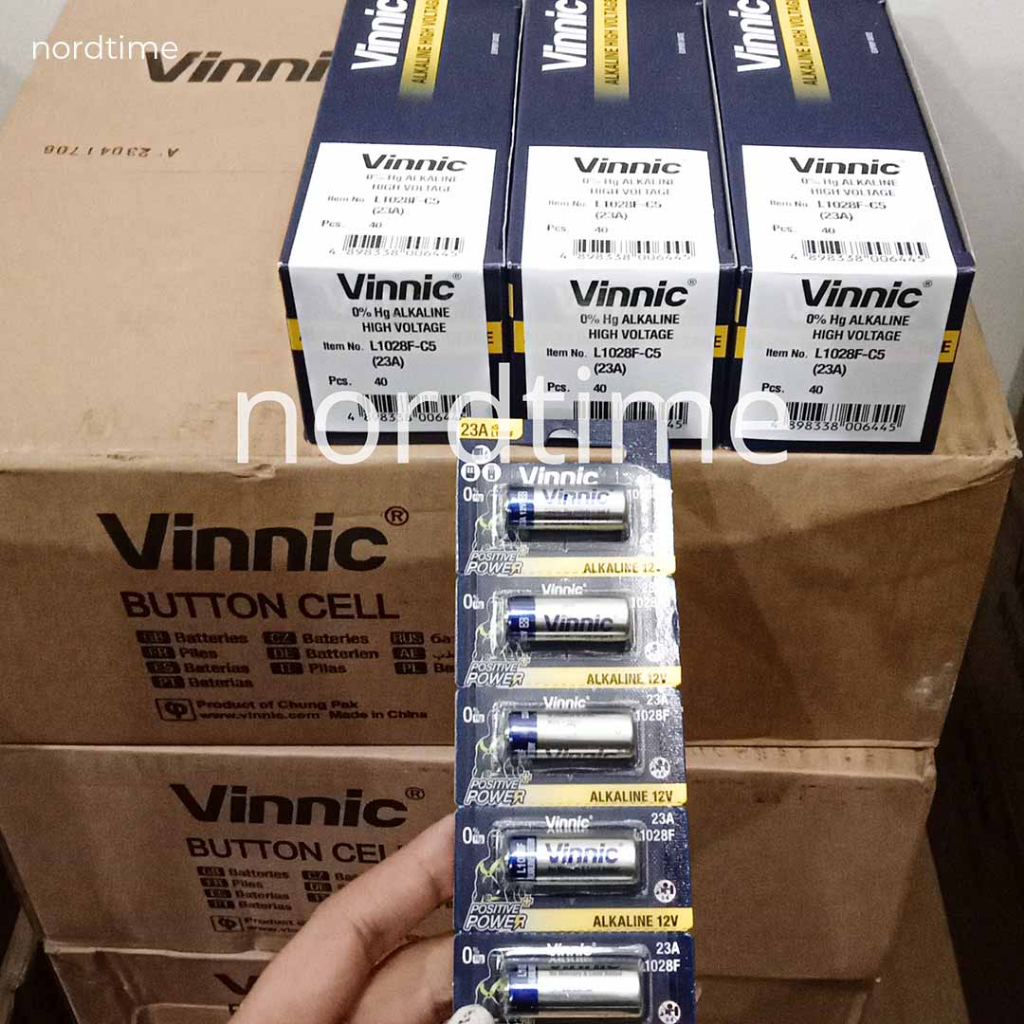 Jual Vinnic 23A 23 A Original Baterai Remot Batre Battery Jam Remote ...