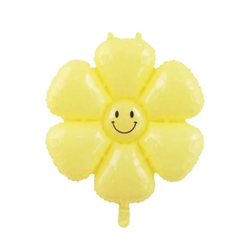 Jual BALON BUNGA BESAR JUMBO BIG DAISY HAPPY FACE BALLOON FOIL TEBAL ...