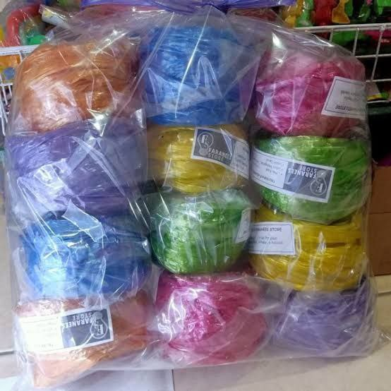 Jual Tali Rafia Globe warna Biru | Shopee Indonesia