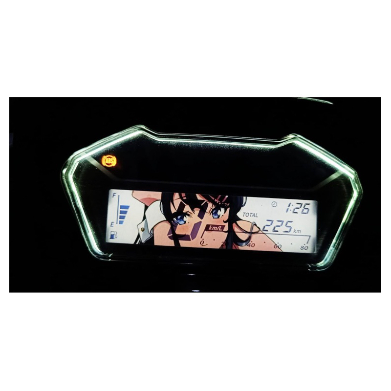 Jual Custome Stiker anime LCD Speedometer Honda new vario 125/150/160 ...