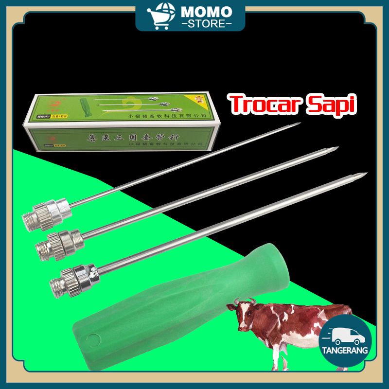 Jual Stainless Jarum Trocar Sapi Kambing Domba Kuda Babi Universal Alat ...