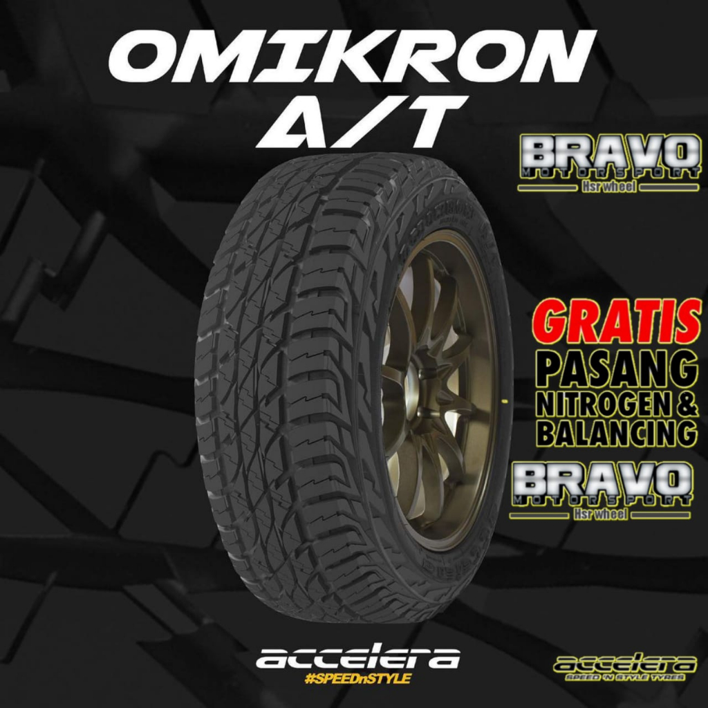 Jual BAN MOBIL SEMI OFFROAD AT RING 17 ACCELERA OMIKRON A/T 285 70 R17 ...