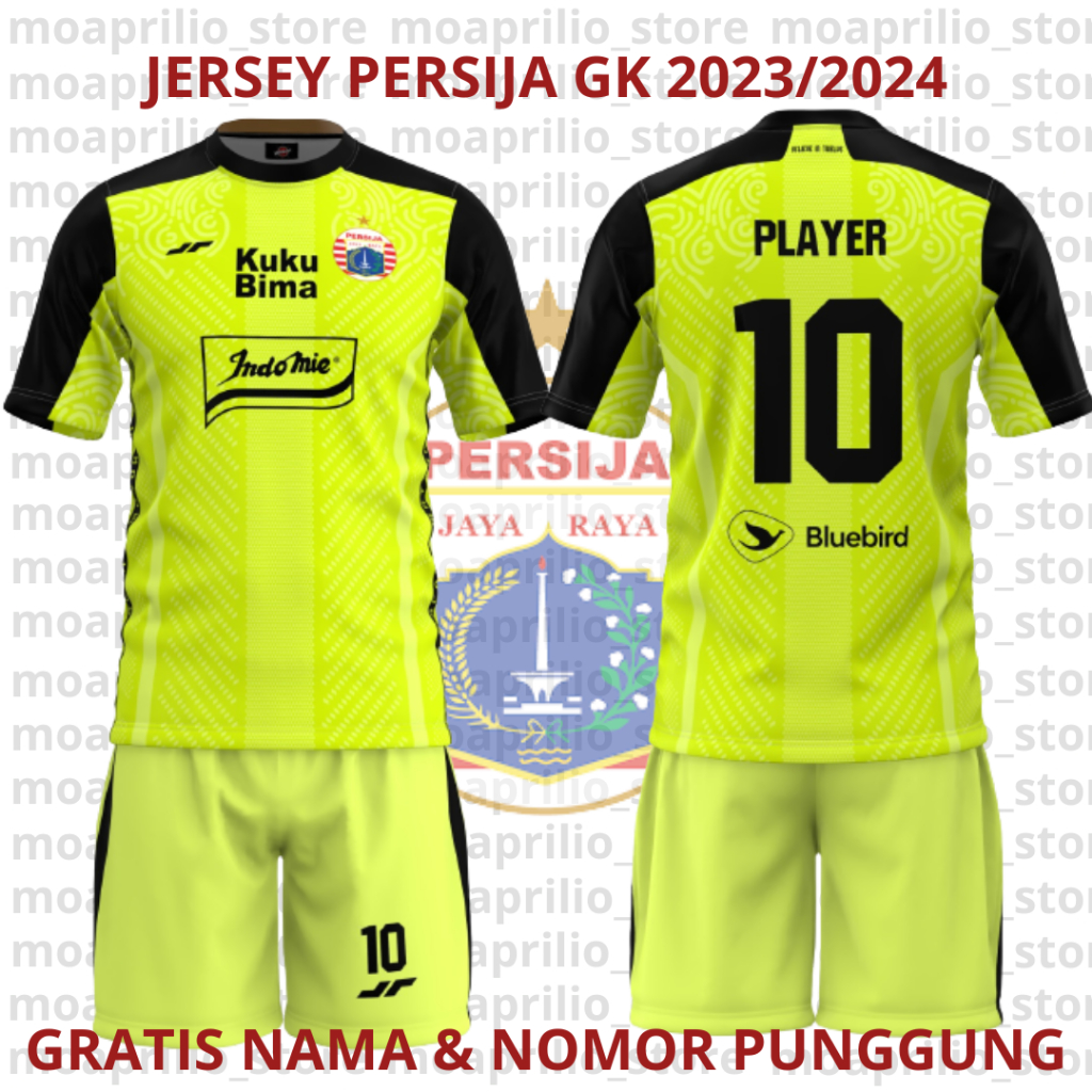 Jual JERSEY PERSIJA GK 2023/ 2024 GRATIS NAMA & NOMOR PUNGGUNG | Shopee Indonesia