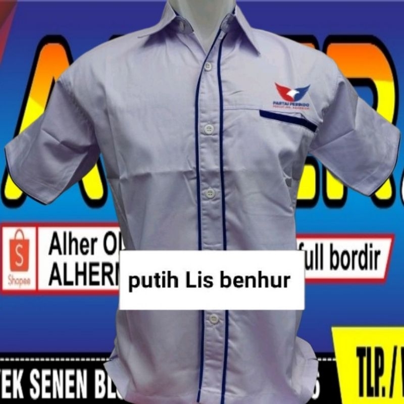 Jual Kemeja partai Perindo baju partai Perindo seragam partai Perindo ...