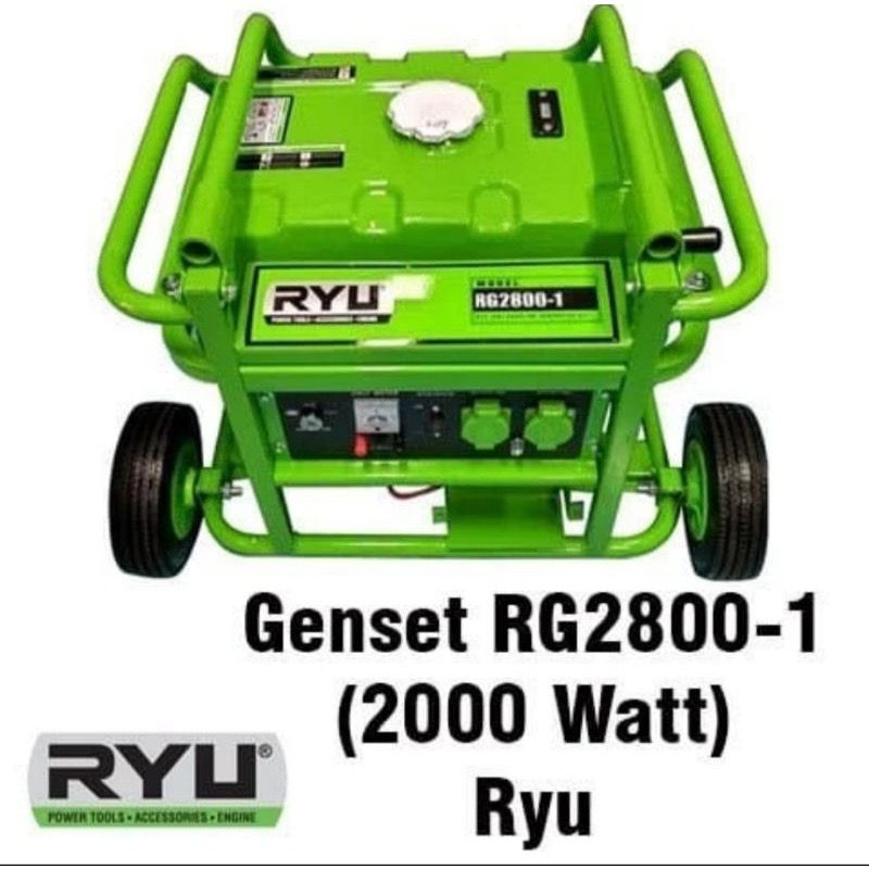 Jual Genset Ryu 2800-1 / Generator bensin RG 2800 Ryu Ryu Genset Rg ...