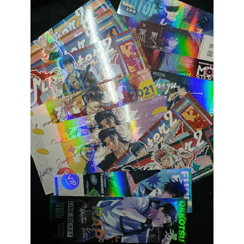 Jual [JJK] & [CSM] Jujutsu Kaisen & Chainsaw Man Laser Ticket | Shopee ...